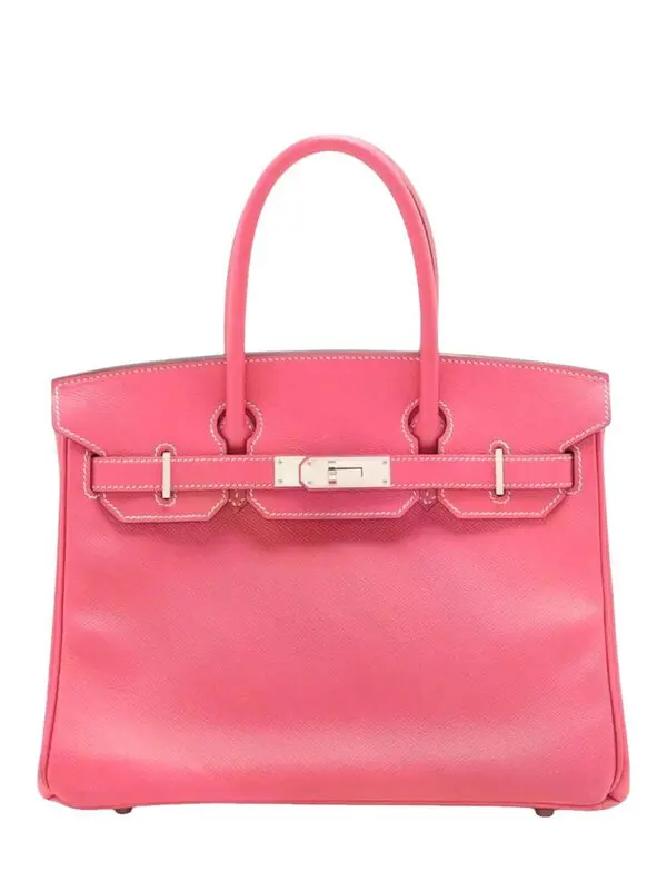 Hermès 2011 Epsom Birkin Retourne 30 Handbag - Pink