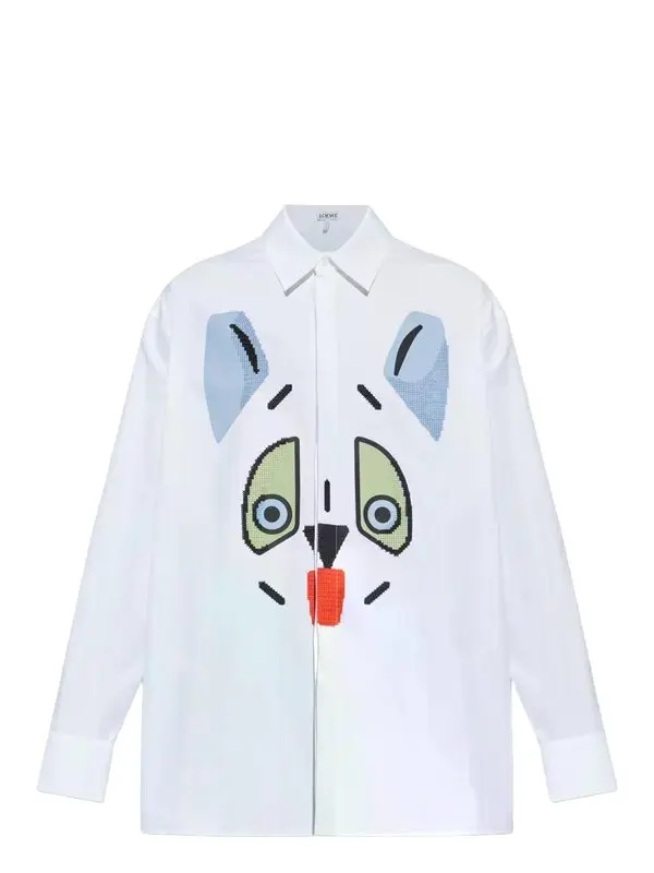 Loewe X Louis Wain Embellished Shirt - White