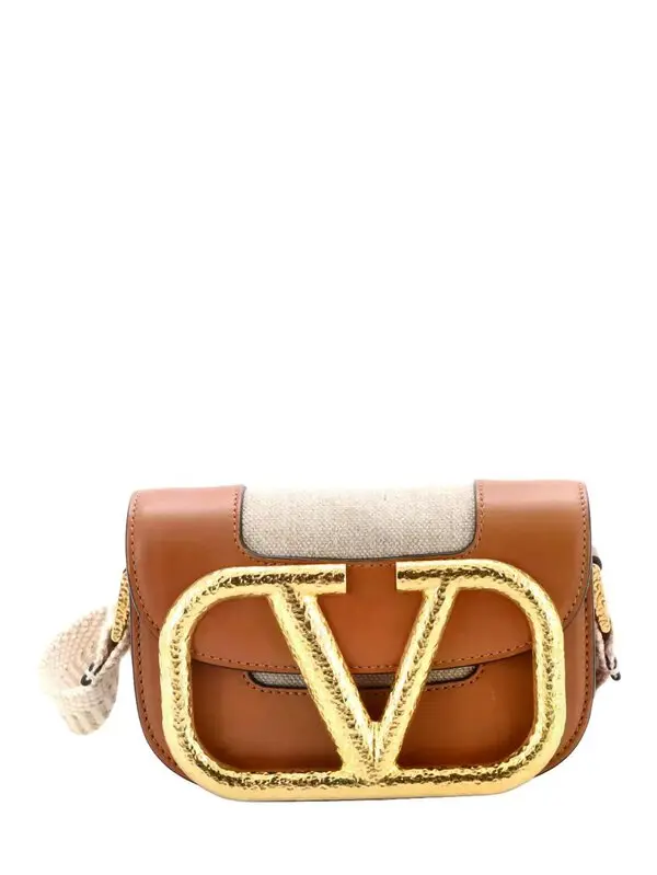 Valentino Garavani Supervee Small Crossbody Bag - Brown
