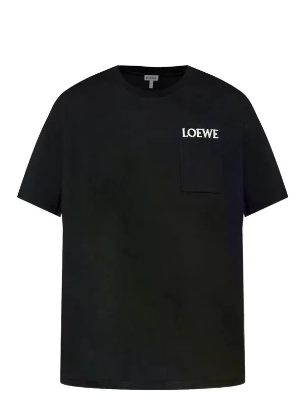 Loewe Chest-pocket Logo T-shirt - Black