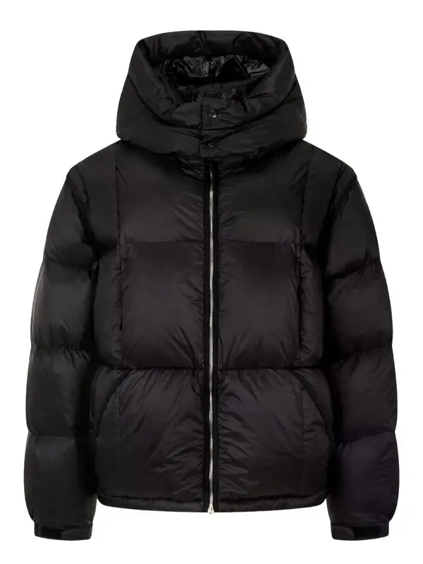 STUDIO TOMBOY Hooded Zip-up Jacket - Black