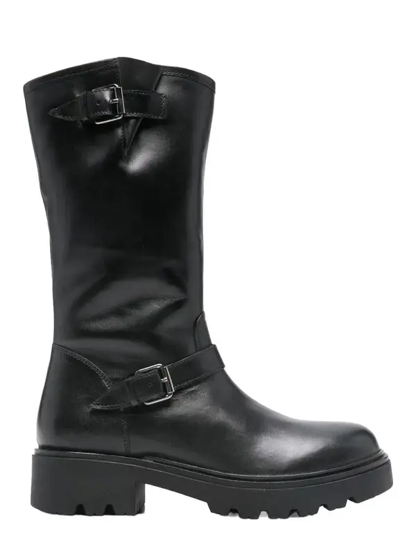 KEYS Buckle Strap Boots - Black