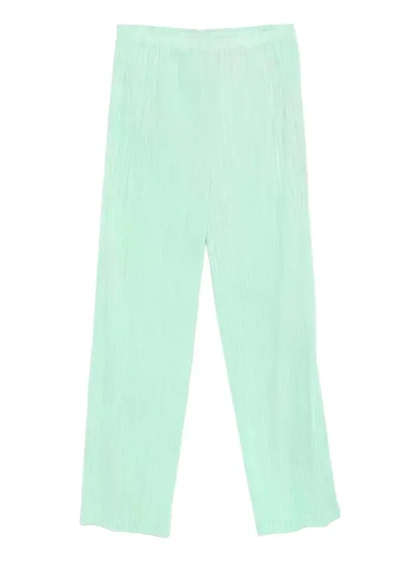 Issey Miyake Pleated Trousers - Green