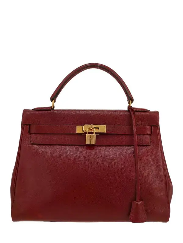 Hermès 1995 Kelly 32 Tote Bag - Red