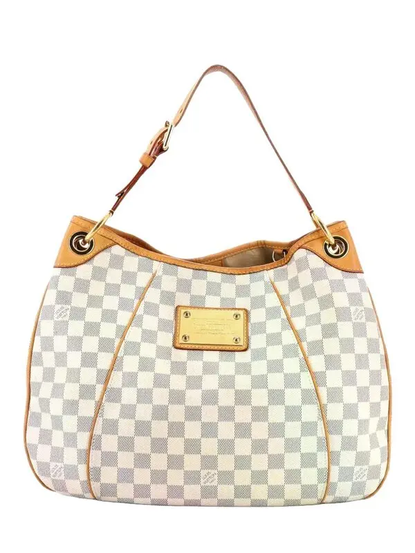 LOUIS VUITTON Galliera Handbag Damier Pm Hobo Bag - White