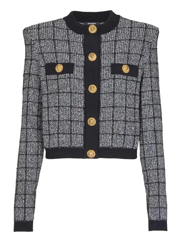 Balmain Button-fastening Jacket - Black