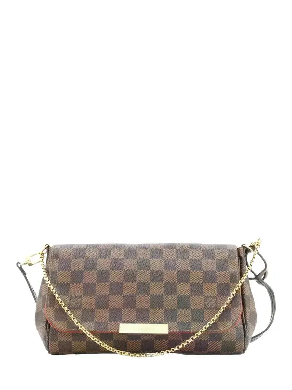 LOUIS VUITTON Favorite Handbag Damier Mm - Brown