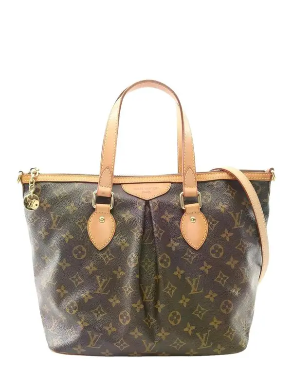 LOUIS VUITTON Monogram Palermo Pm Satchel - Brown