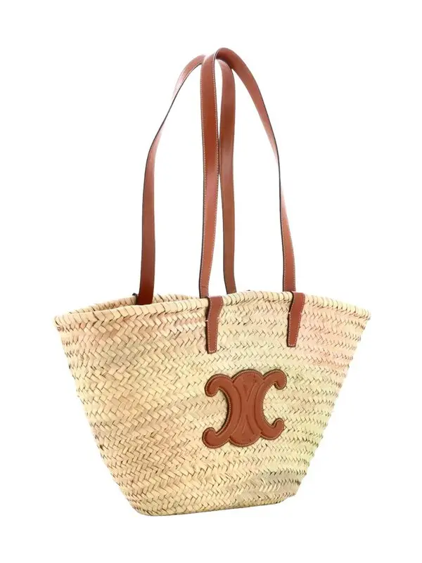 Celine Triomphe Basket Shoulder Bag - Brown