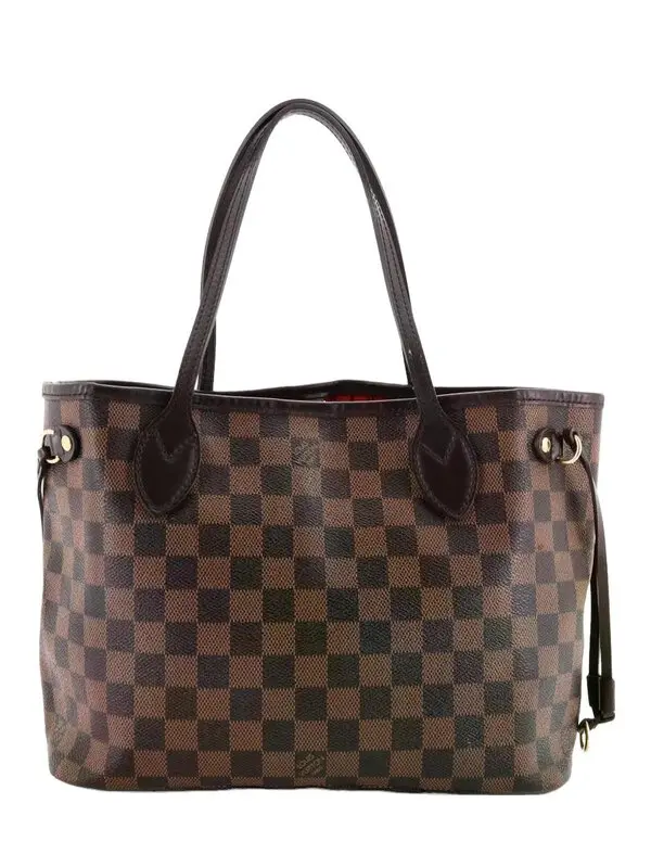 LOUIS VUITTON Neverfull Nm Damier Pm Tote Bag - Brown