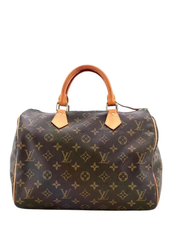 LOUIS VUITTON Speedy Handbag Monogram Canvas 30 - Brown