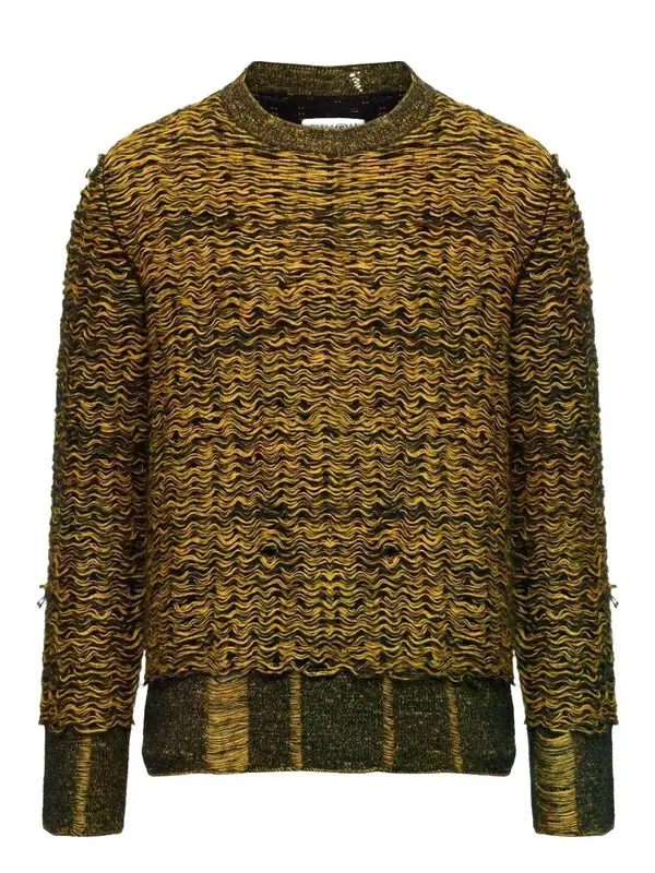 MAISON MARGIELA Chunky-knit Sweater - Yellow