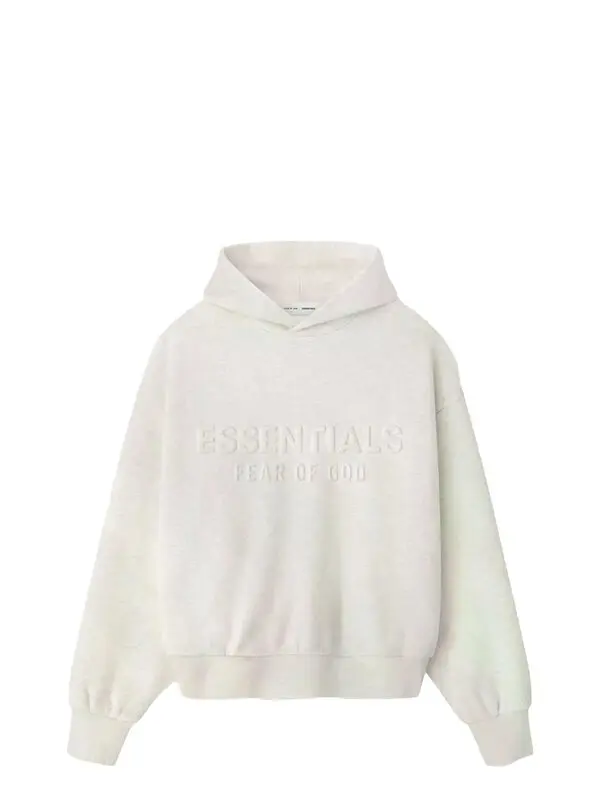 Fear Of God Embossed-logo Hoodie - Neutrals