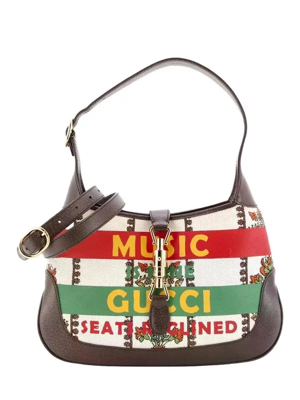 Gucci 100 Jackie 1961 Limited Edition Canvas Small Hobo Bag - Brown