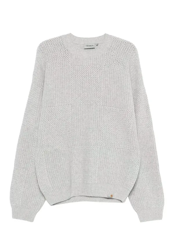 Carhartt Work In Progress Textured Knit Sweater - Grey