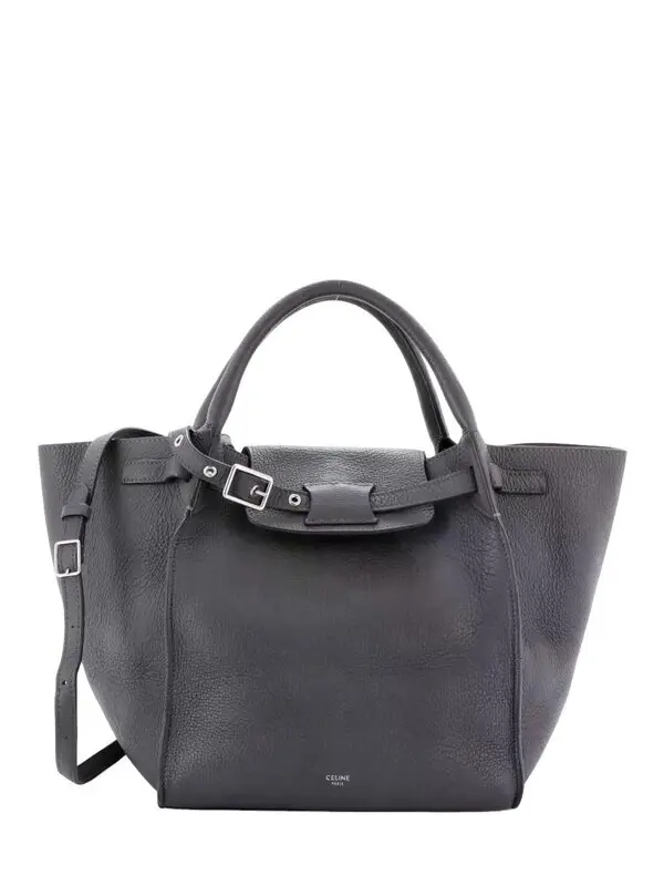 Celine Big Bag Smooth Calfskin Small Tote Bag - Grey