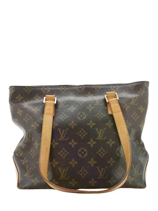 LOUIS VUITTON Cabas Piano Monogram Canvas Tote Bag - Brown