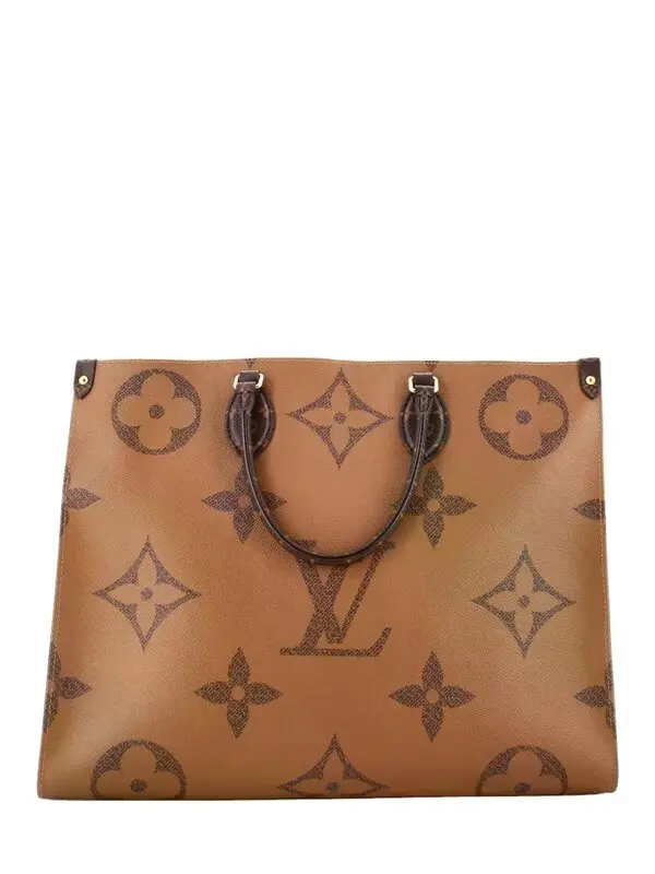 LOUIS VUITTON Onthego Reverse Monogram Giant Gm Tote Bag - Brown