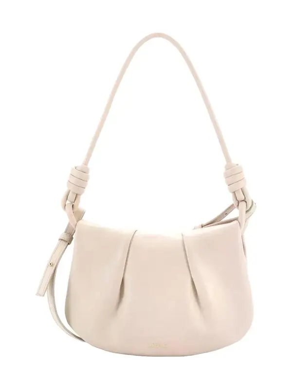Loewe Paseo Leather Shoulder Bag - Neutrals