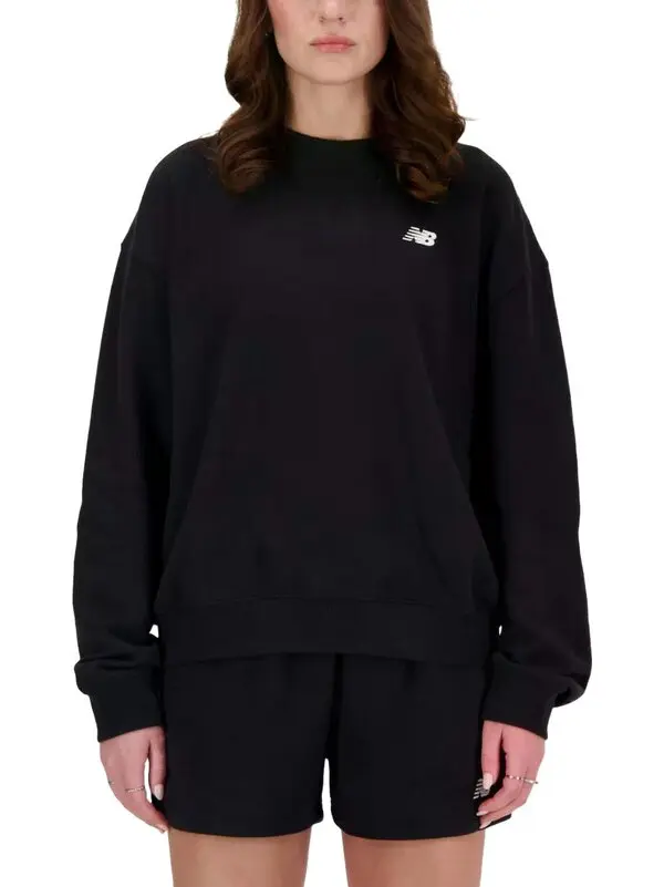 NEW BALANCE Crew-neck Sweatshirt - Black