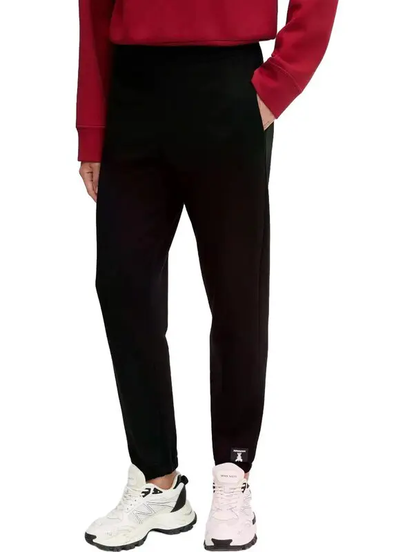 Patrizia Pepe Logo-patch Track Pants - Black