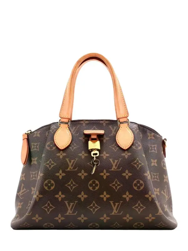 LOUIS VUITTON Rivoli Handbag Monogram Canvas - Brown