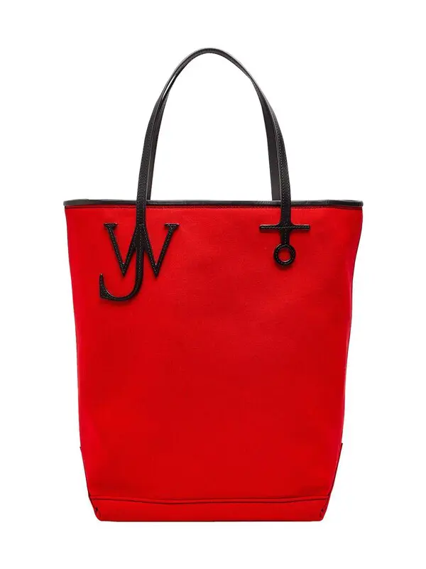 JW Anderson Anchor Canvas Tote Bag - Red