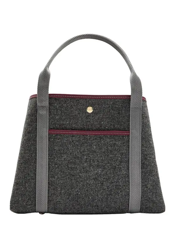 Rue De Verneuil Traversée M Pocket Wool Tote Bag - Grey
