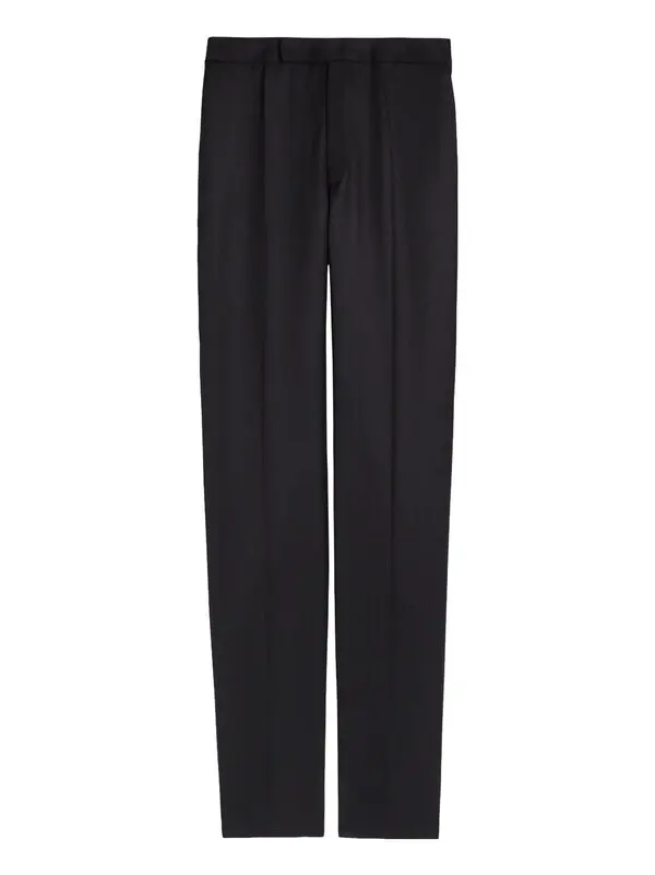 JW Anderson Tuxedo Straight-leg Trousers - Black