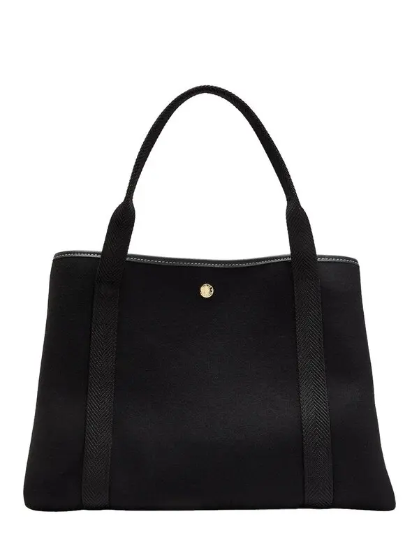 Rue De Verneuil Traversée M Whip Wool Tote Bag - Black