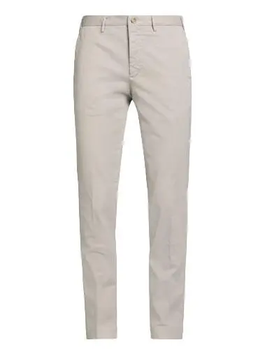 Incotex Sand Cotton Blend Chino Trousers - Grey