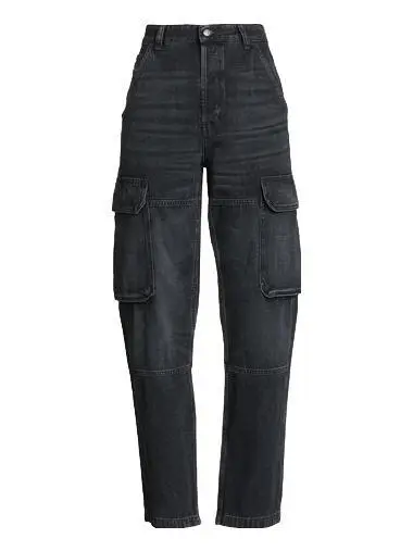 DIESEL Cotton-modal Cargo Jeans - Black