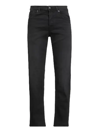 Diesel Tapered Jeans In Stretch Denim - Black