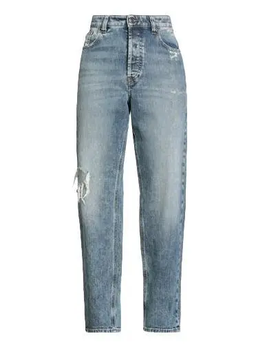 DIESEL Tapered Jeans In Distressed Denim - Blue