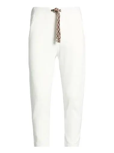 TAKESHY KUROSAWA Pants Size Cotton, Elastane - White