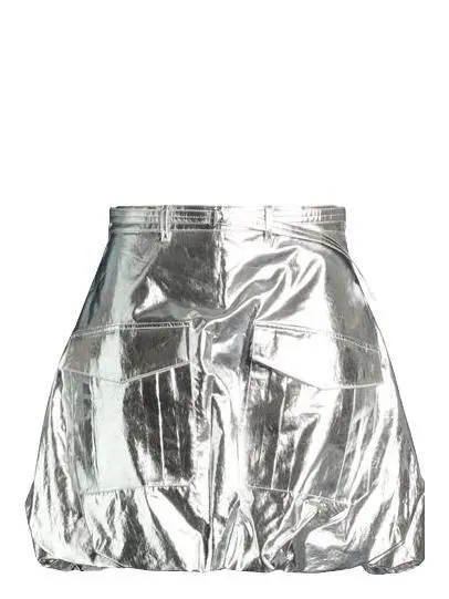Rabanne Metallic Balloon Mini Skirt - Silver