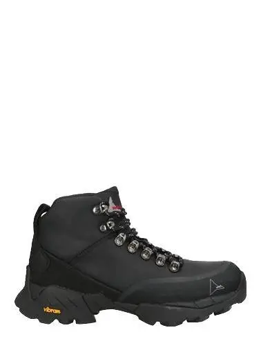 ROA Leather Ankle Boots - Black
