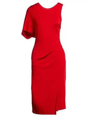 8PM Sleeveless Midi Dress - Red