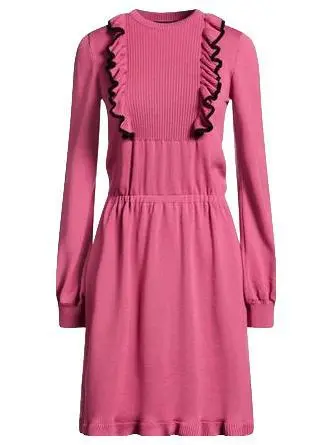 Moschino Flared Mini Dress - Magenta