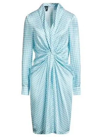 Moschino Houndstooth Midi Dress - Blue