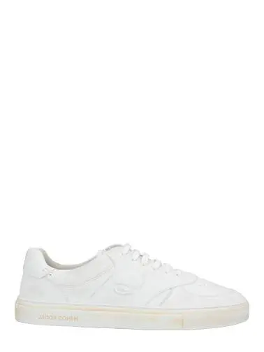 JACOB COHЁN Light Leather Sneakers - White