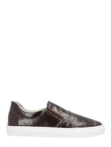 JACOB COHЁN Leather Sneakers - Brown