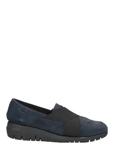 The Flexx Suede Loafers With Crocodile-print Detail - Midnight Blue