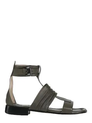 IXOS Lead Leather Gladiator Sandals - Grey