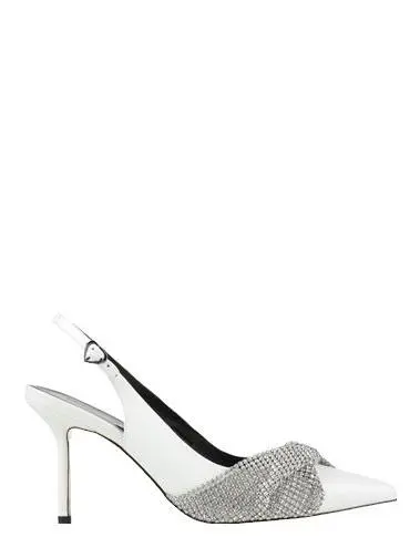 TOSCA BLU Leather Slingback Pumps - White