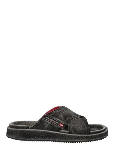 DIESEL Denim Sandals - Grey