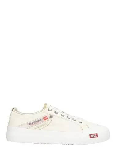 DIESEL Low-top Gabardine Sneakers - White