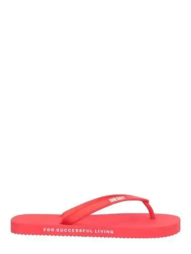 Diesel Synthetic Thong Sandal - Red