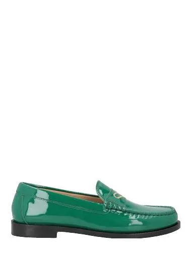 A.BOCCA Leather Loafers - Green