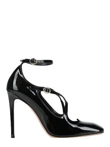 A.BOCCA A. Bocca Leather Mary Jane Pumps - Black